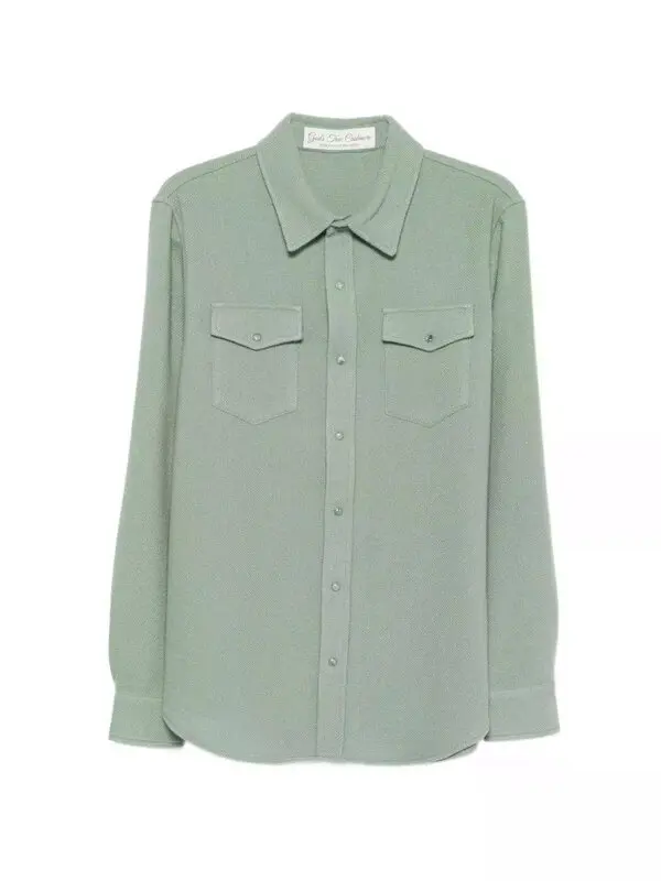 GOD'S TRUE CASHMERE Cashmere Shirt - Green