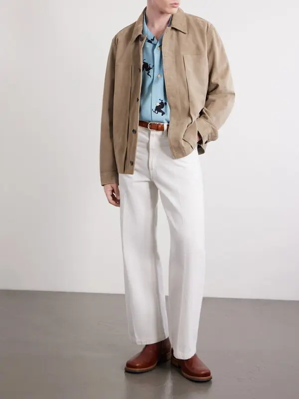 Visvim Crosby Camp-collar Printed Woven Shirt