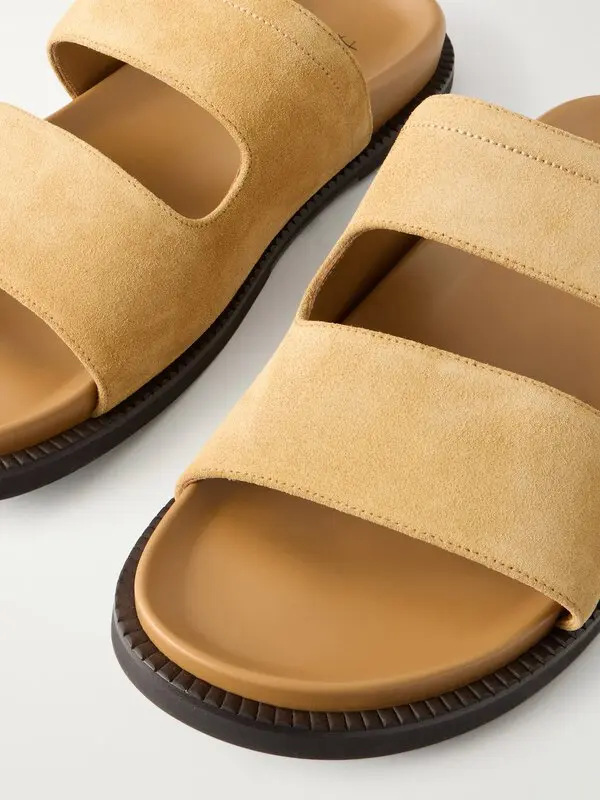 J.M. WESTON Suede Sandals