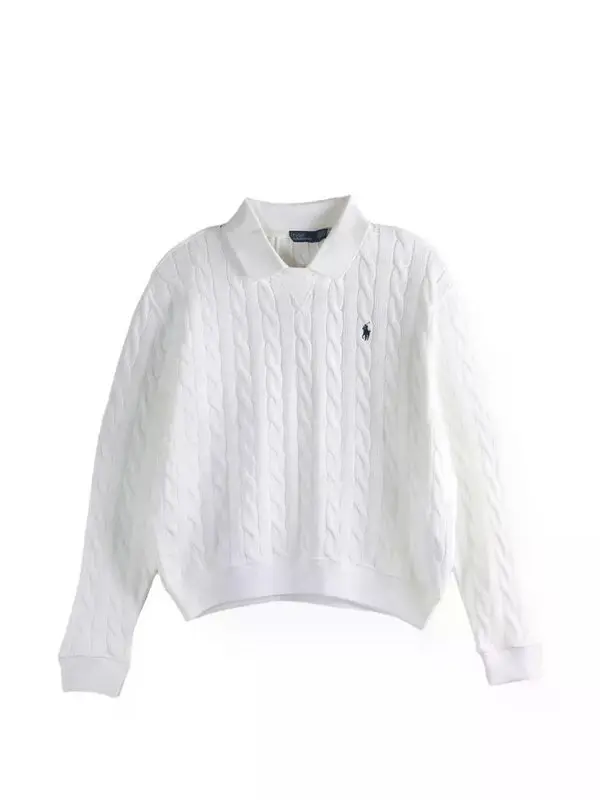 Polo Ralph Lauren Cable-knit Polo Collar Sweater