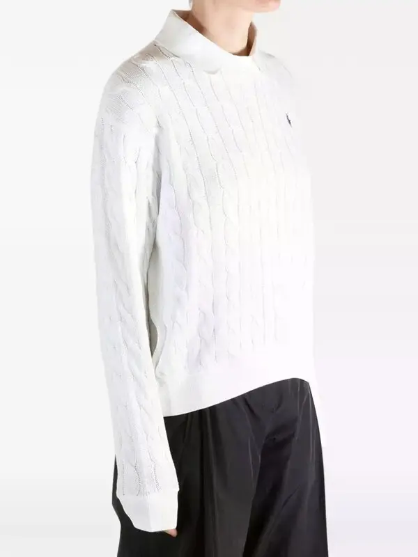 Polo Ralph Lauren Cable-knit Polo Collar Sweater