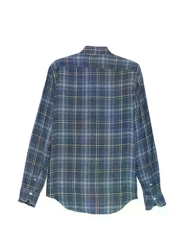 FINAMORE 1925 Check-pattern Long-sleeve Shirt