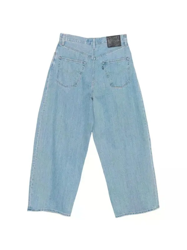LEVI'S Tab Pleated Wide-leg Jeans