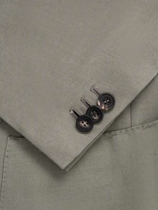 J. MUESER Waverly Cotton And Linen-blend Blazer