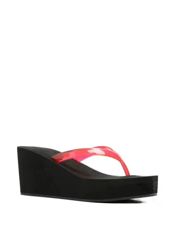 ANCIENT GREEK SANDALS Etheria Wedge Sandals - Black