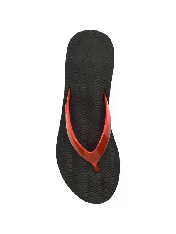 ANCIENT GREEK SANDALS Etheria Wedge Sandals - Black