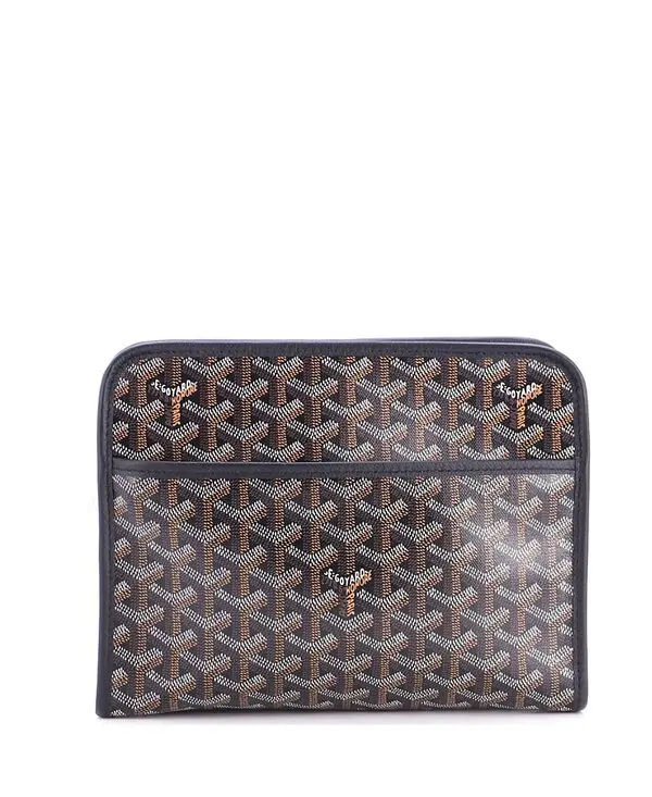 Goyard Mm Jouvence Toiletry Pouch Coated Canvas - Black