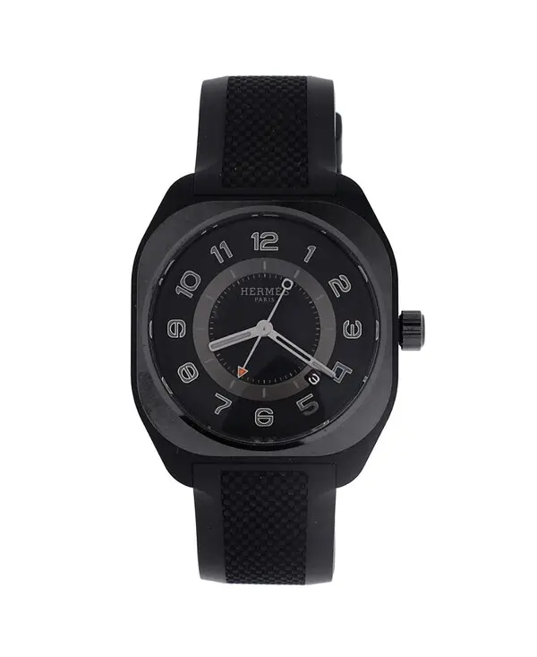 Hermès H08 Automatic 39mm Watch - Dial Color: Black