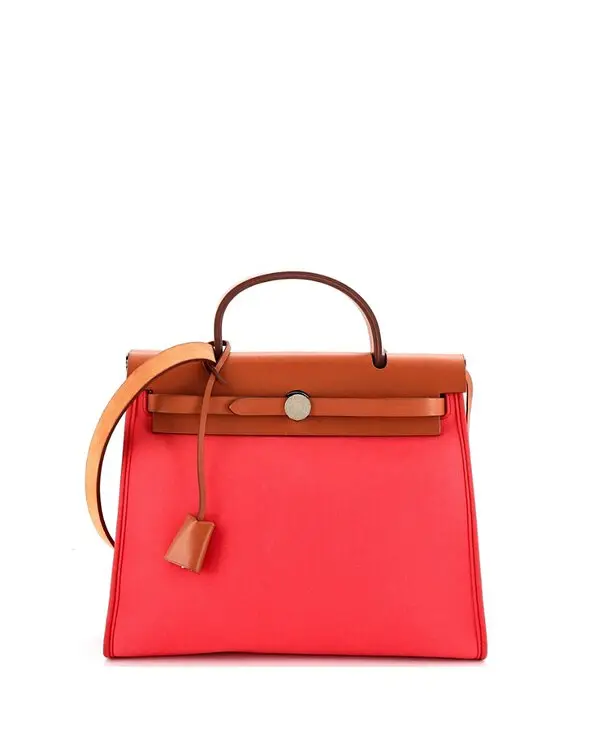 Hermès 31 Herbag Zip - Pink