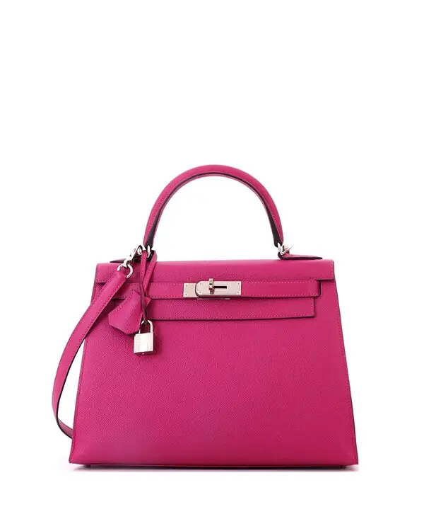 Hermès Kelly 28 Handbag - Rose Pourpre
