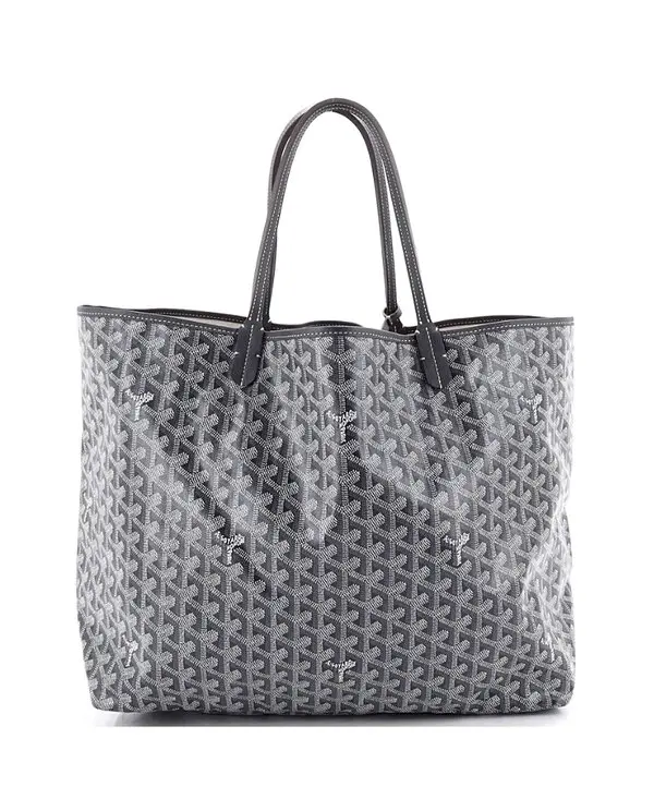 Goyard Gm Saint Louis Tote Coated Canvas - Gray