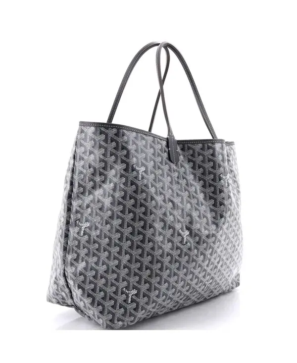 Goyard Gm Saint Louis Tote Coated Canvas - Gray