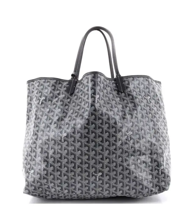 Goyard Gm Saint Louis Tote Coated Canvas - Gray