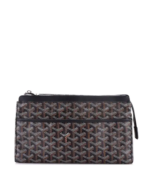 Goyard Gm Miroir Toiletry Bag Coated Canvas - Black