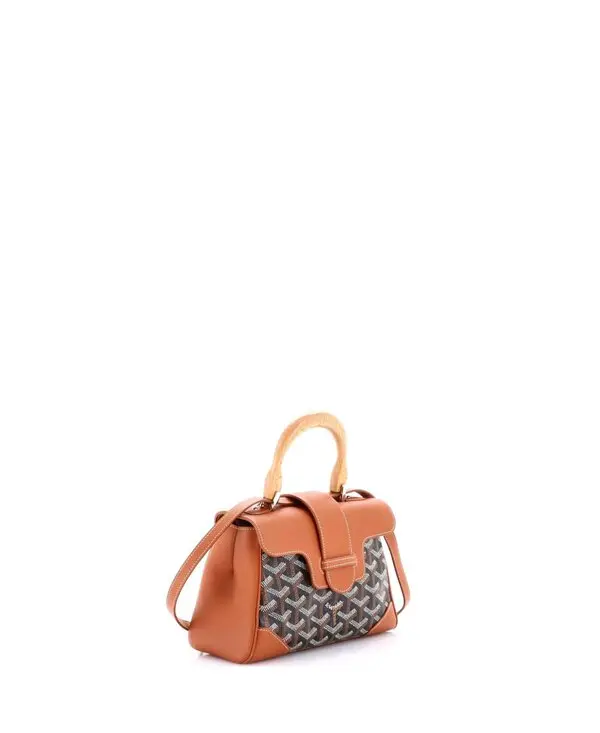 Goyard Saigon Top Handle Bag - Brown