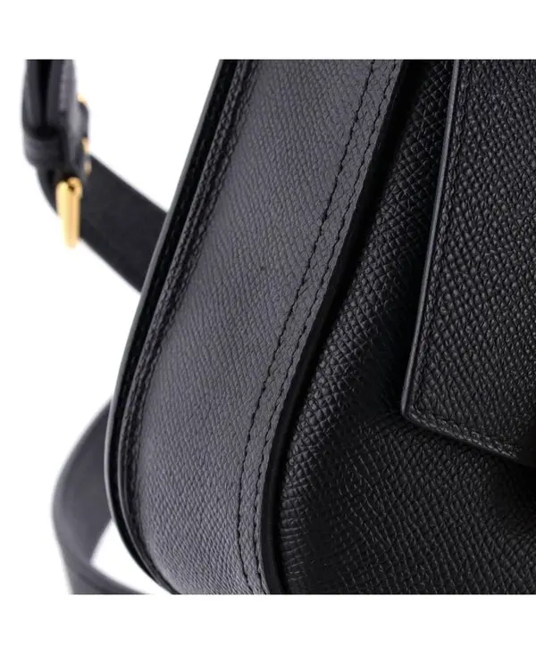 Hermès Della Cavalleria Shoulder Bag Epsom - Black