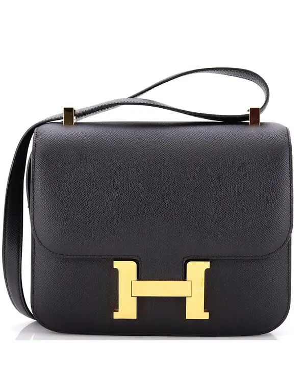 Hermès 24 Constance Bag Epsom - Black
