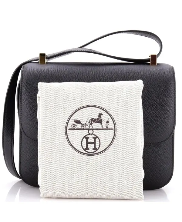 Hermès 24 Constance Bag Epsom - Black