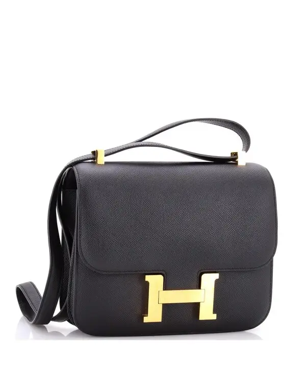 Hermès 24 Constance Bag Epsom - Black