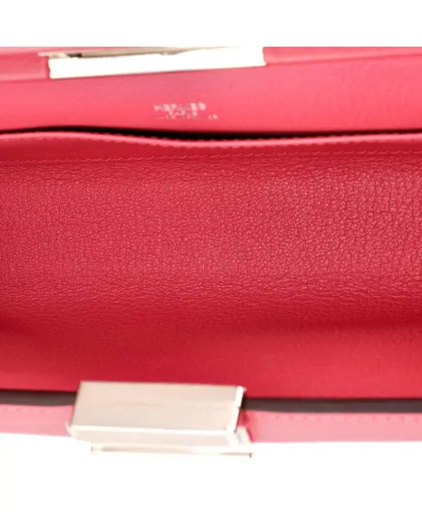Hermès 21 Clic-h Shoulder Bag Evercolor - Pink