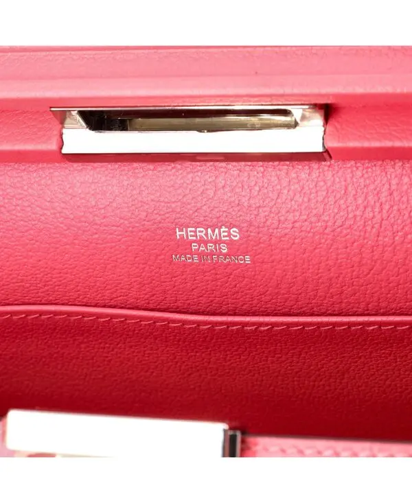 Hermès 21 Clic-h Shoulder Bag Evercolor - Pink