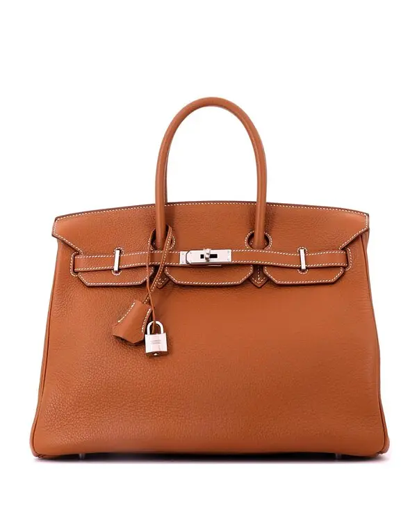 Hermès Birkin 35 Handbag - Gold