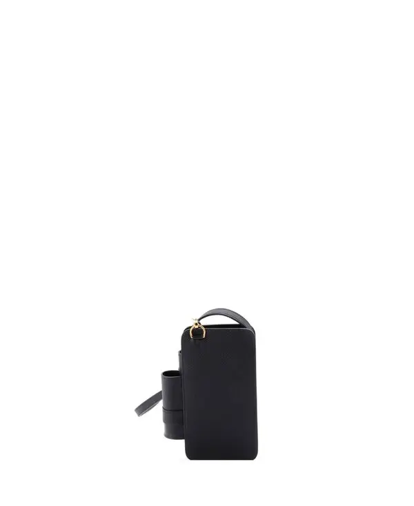 Hermès Hermesway Phone Case Crossbody Bag Epsom - Black