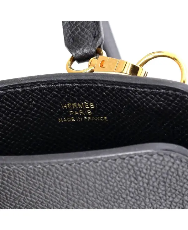 Hermès Hermesway Phone Case Crossbody Bag Epsom - Black