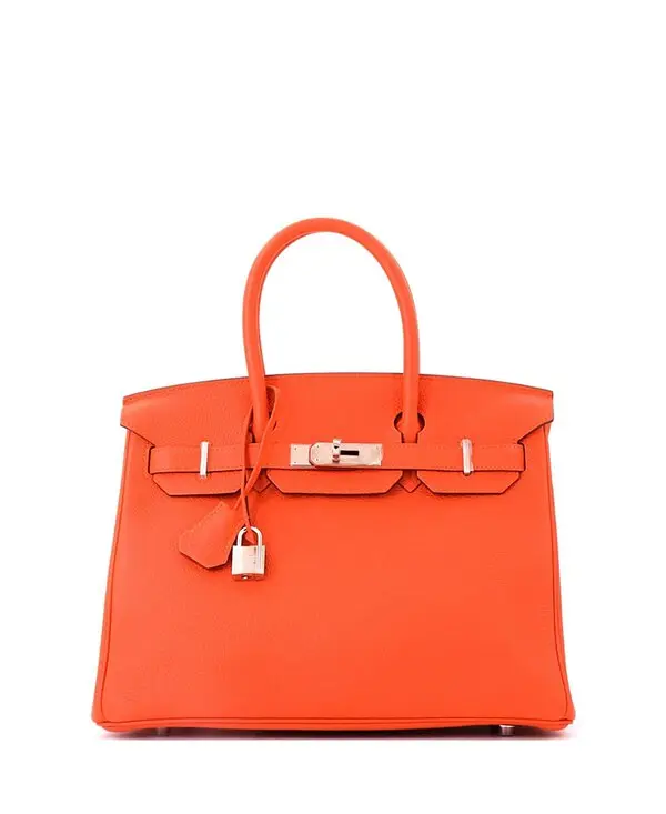 Hermès Birkin 30 Handbag - Feu