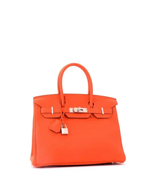 Hermès Birkin 30 Handbag - Feu