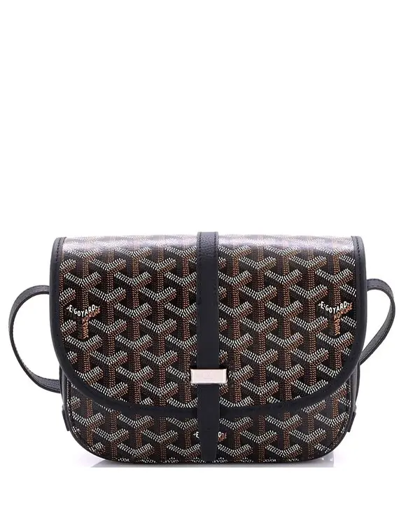 Goyard Pm Belvedere Ii Messenger Bag - Black
