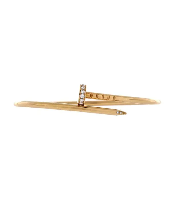 CARTIER Small Juste Un Clou Diamond Bracelet - Gold