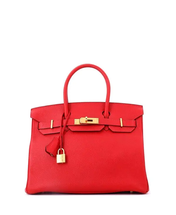 Hermès Birkin 30 Handbag - Rouge Vif