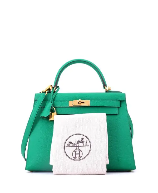 Hermès Kelly 28 Handbag - Vert Jade