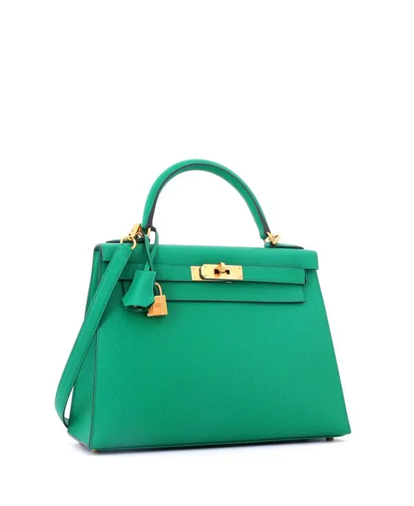 Hermès Kelly 28 Handbag - Vert Jade