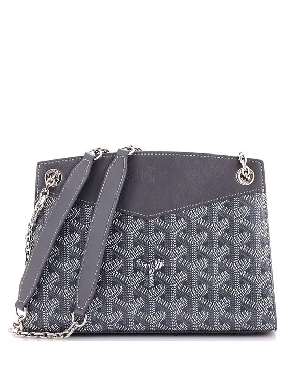 Goyard Structured Rouette Shoulder Bag - Gray