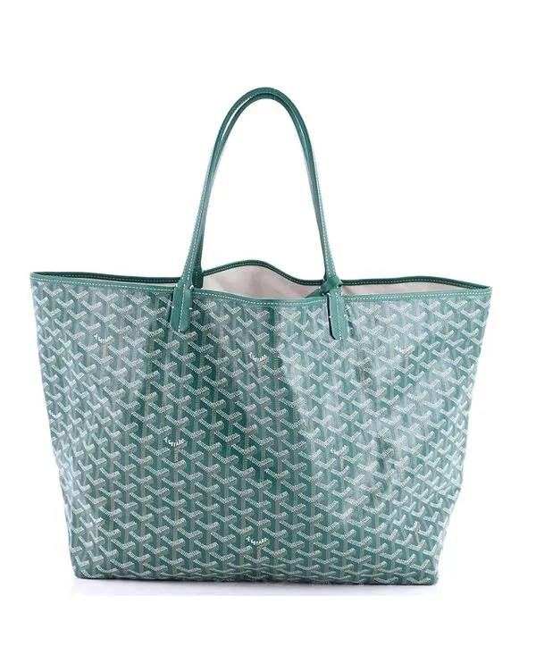 Goyard Gm Saint Louis Tote Coated Canvas - Green