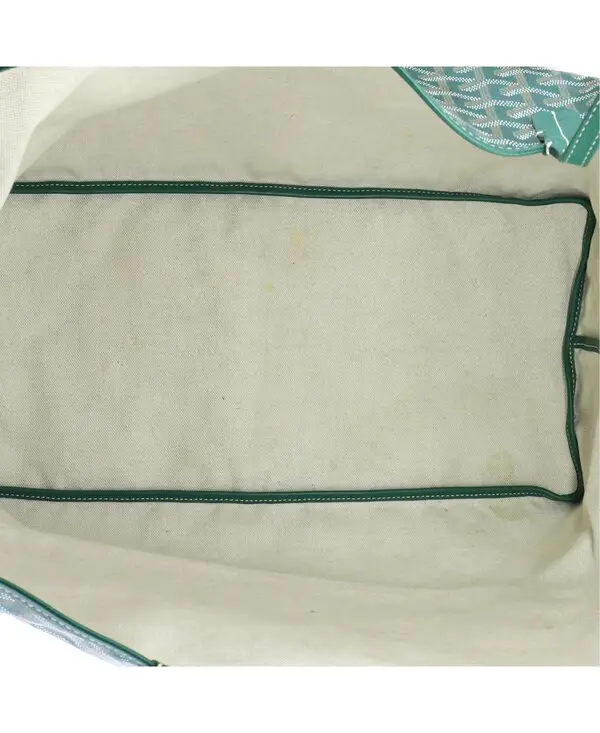 Goyard Gm Saint Louis Tote Coated Canvas - Green