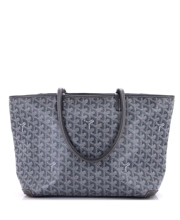 Goyard Pm Artois Tote Coated Canvas - Gray