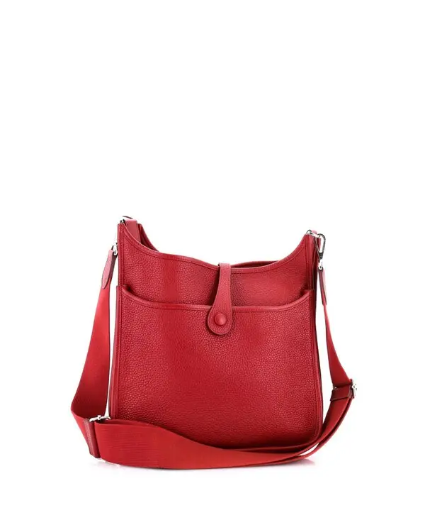 Hermès Pm Evelyne Bag Gen Iii Clemence - Red