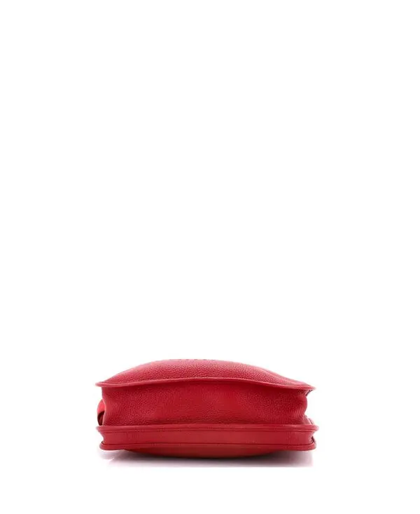 Hermès Pm Evelyne Bag Gen Iii Clemence - Red