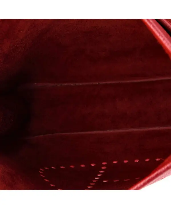 Hermès Pm Evelyne Bag Gen Iii Clemence - Red