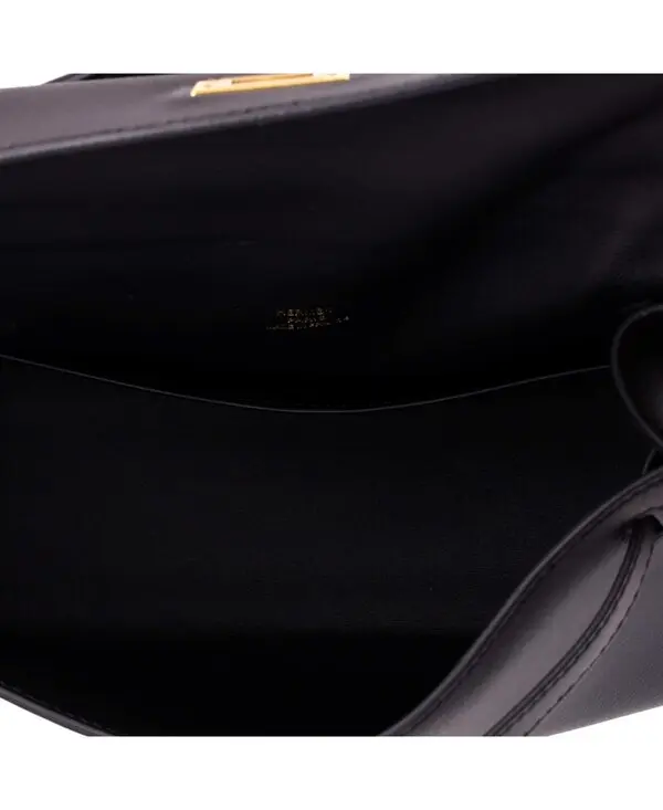 Hermès Kelly Pochette Swift - Black