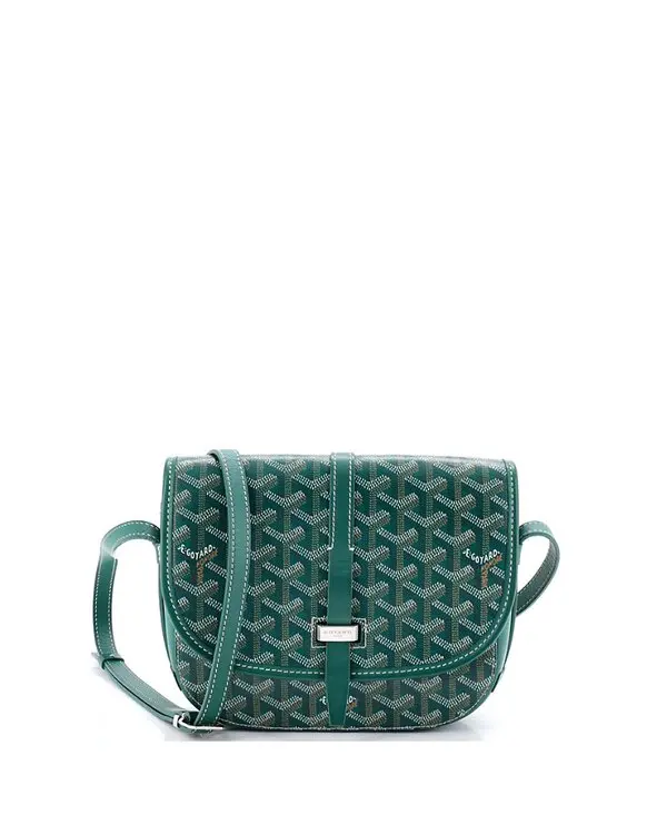 Goyard Pm Belvedere Ii Messenger Bag Coated Canvas - Green