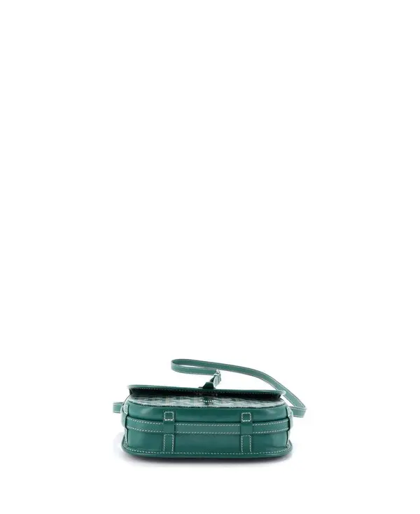 Goyard Pm Belvedere Ii Messenger Bag Coated Canvas - Green