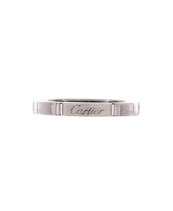 CARTIER Maillon Panthere Band Ring - White
