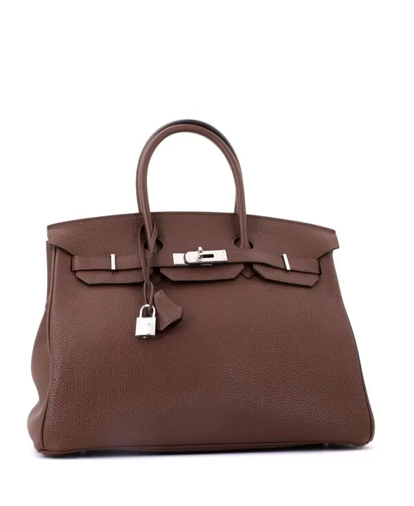 Hermès Birkin 35 Handbag - Brulee