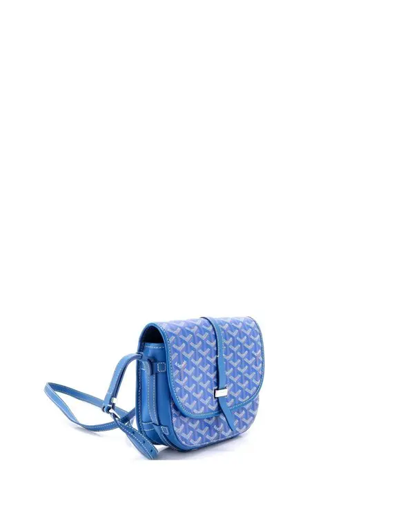 Goyard Pm Belvedere Ii Messenger Bag Coated Canvas - Blue