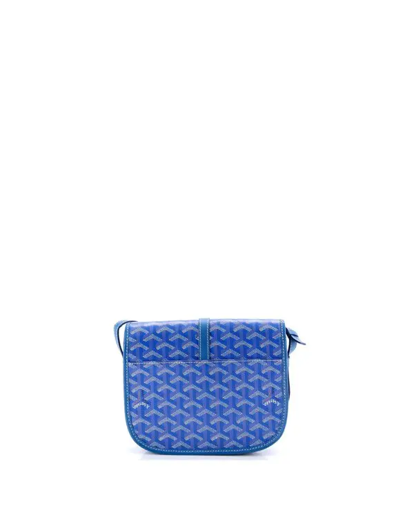 Goyard Pm Belvedere Ii Messenger Bag Coated Canvas - Blue