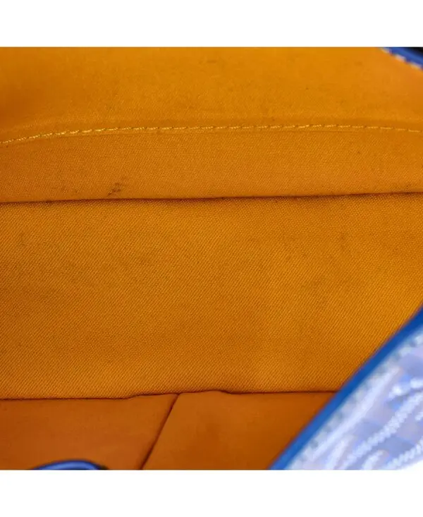 Goyard Pm Belvedere Ii Messenger Bag Coated Canvas - Blue